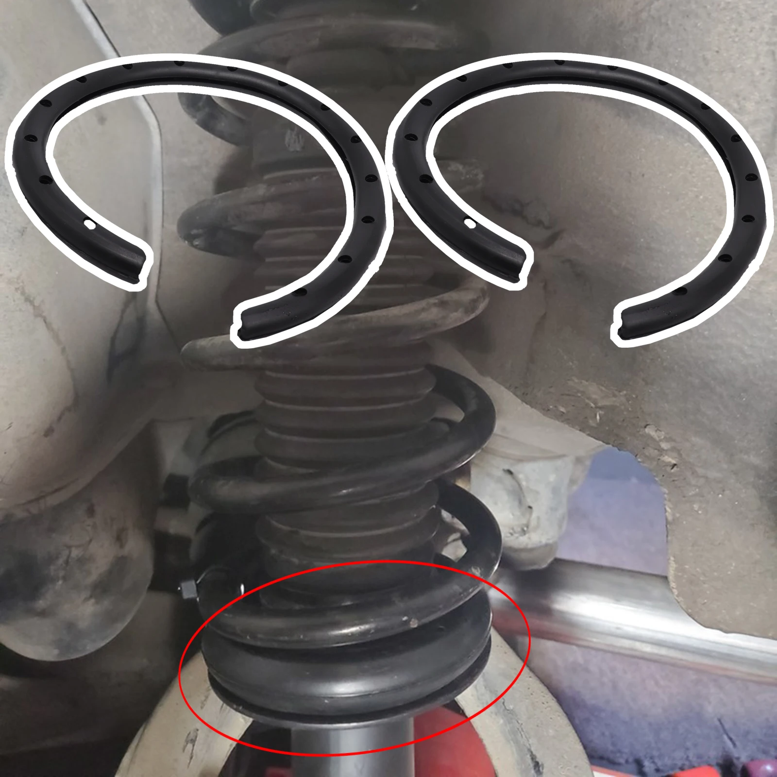 For-Fiat-Skoda-Peugeot-Nissan-Honda-Renault-Rubber-Car-Coil-Springs ...