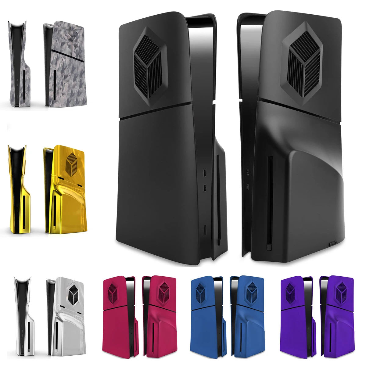 Premium ABS Replacement Shell Accessories for PS5 Slim Disc Edition ...