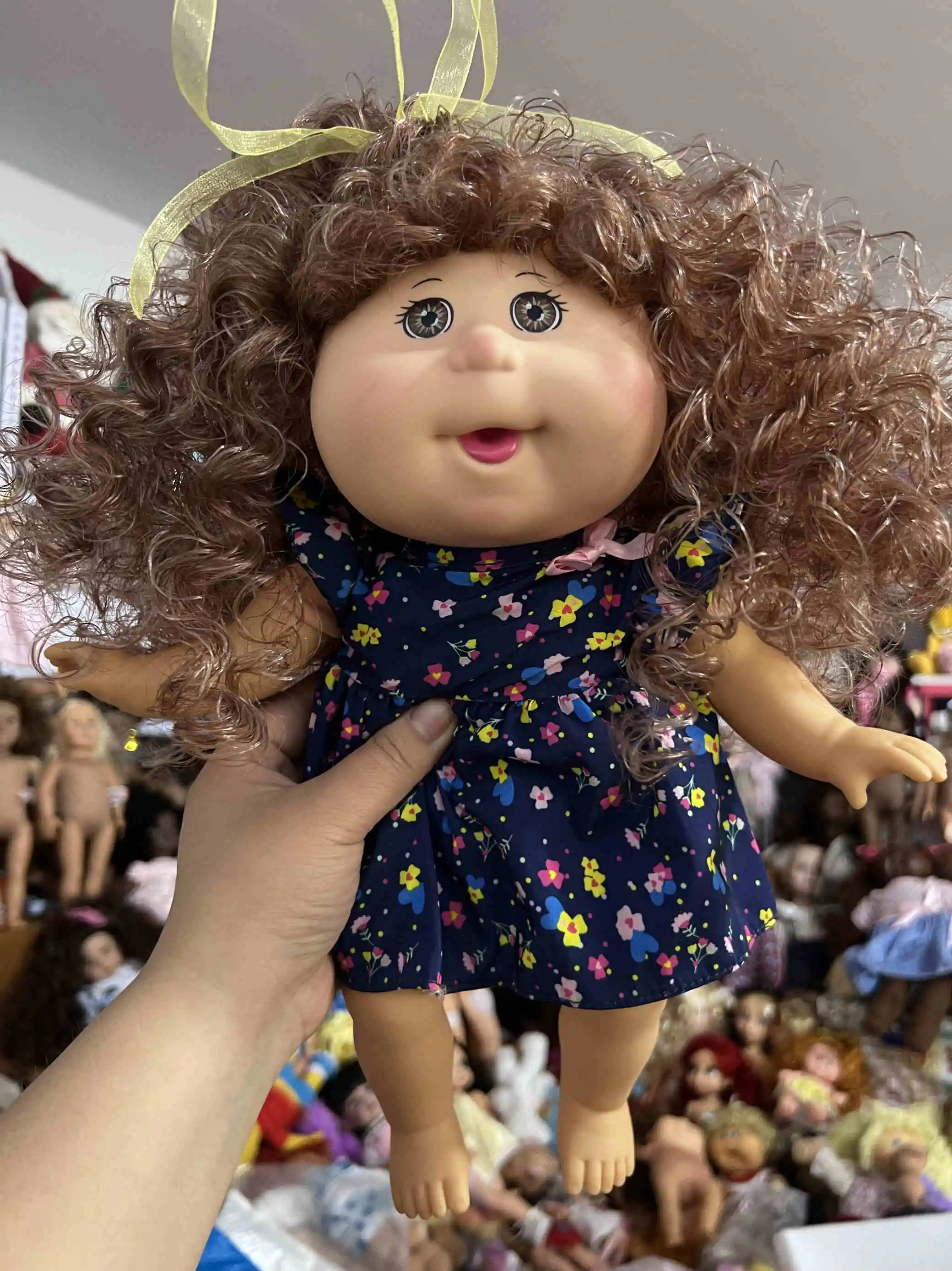 En existencia Muñeca Cabbage Patch original Muñeca de vinilo Linda Muñeca de algodón PP ...