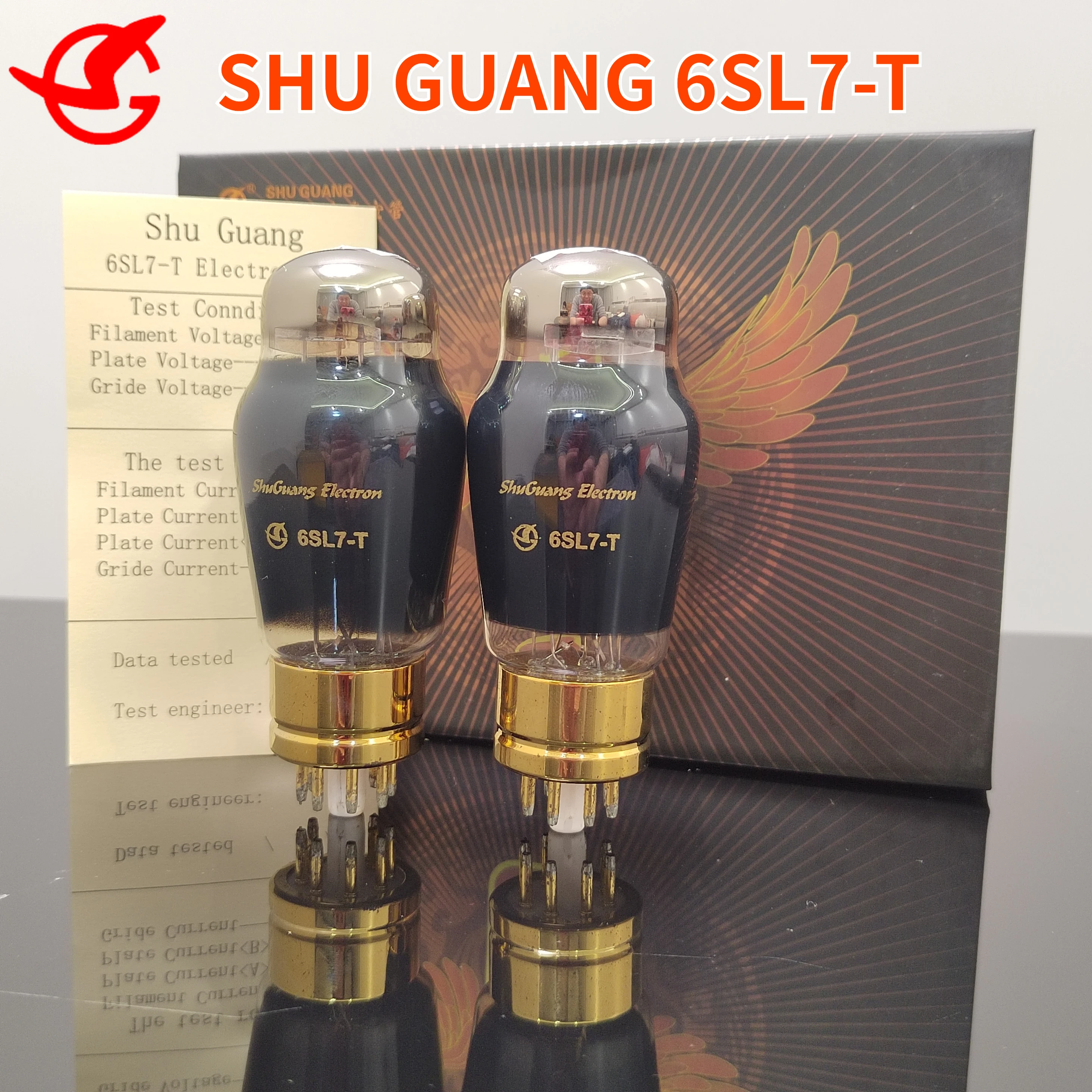 SHUGUANG-6SL7-T-Electronic-Tube-Direct-Generation-6SL7-6N9P-ECC35-Dual ...