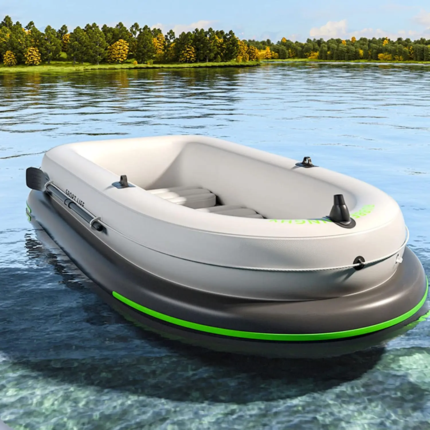 Inflatable-finshing-Boat-Set-for-Kids-and-Adults-with-Aluminum-Oars ...