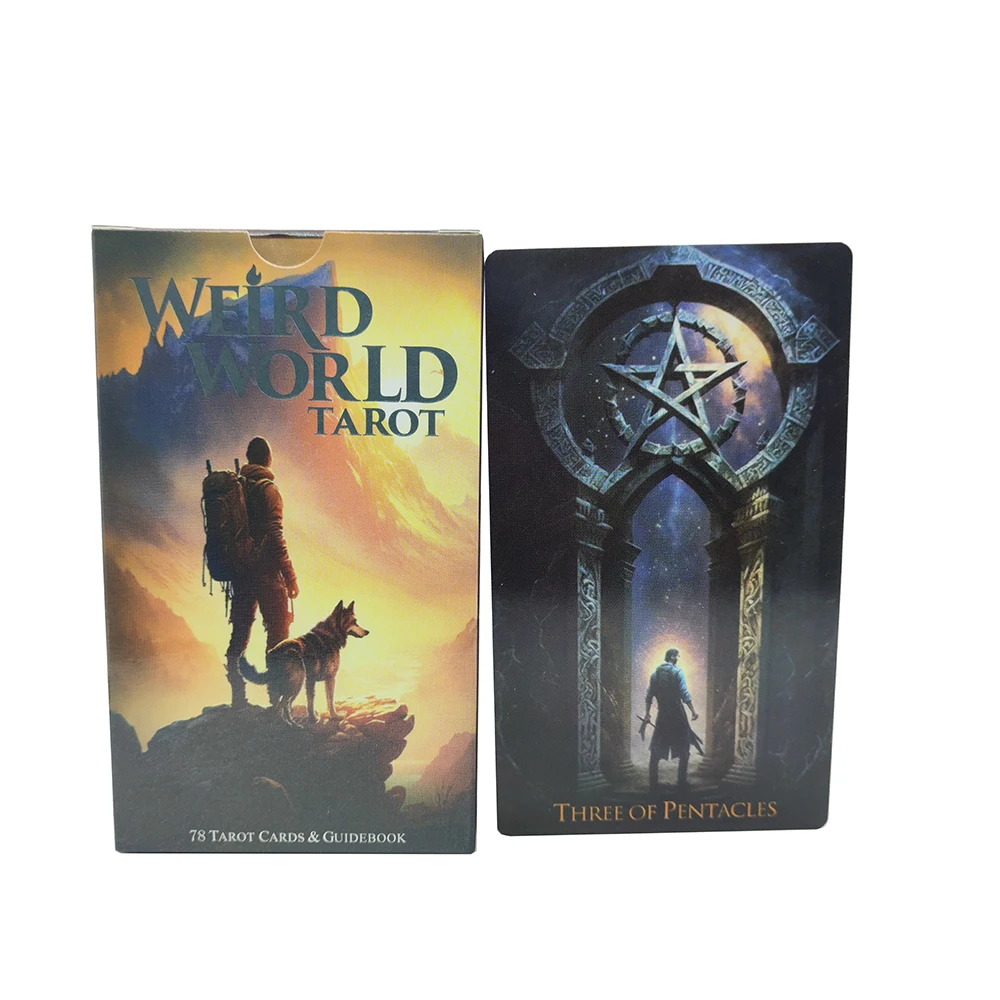 12-7CM-cards-borderless-Weird-World-Divination-Tarot-card-Deck-with ...