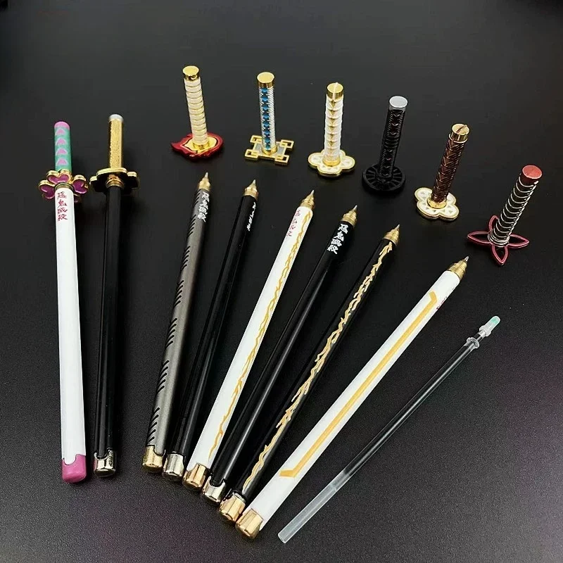 20cm Anime Katana Ballpoint Pen Ninja Knife Schwert Metal Sword ...