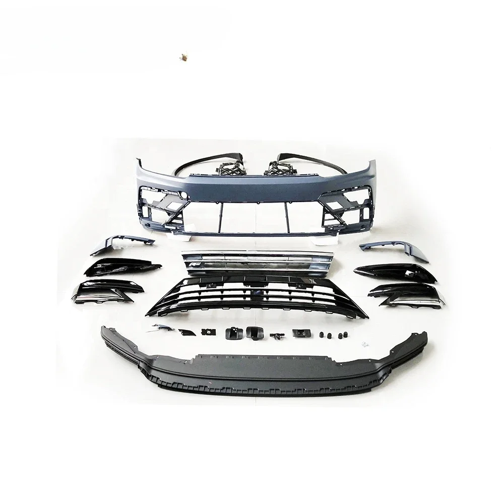 For-Volkswagen-Tiguan-change-R-line-front-and-rear-bumpers-body-kit ...