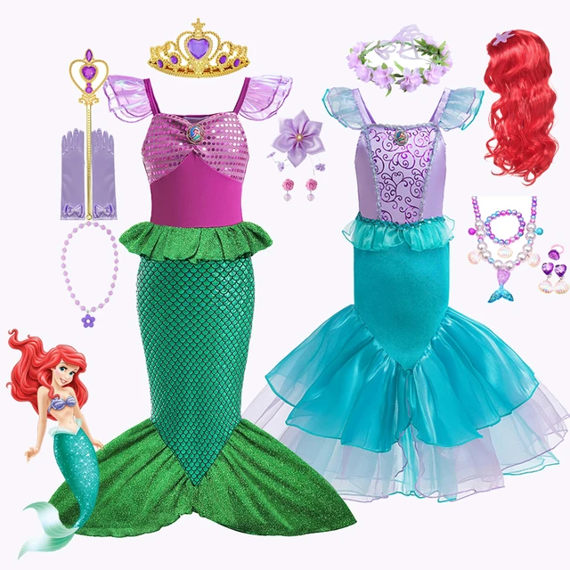 Disney Princess Ariel Purple Dress