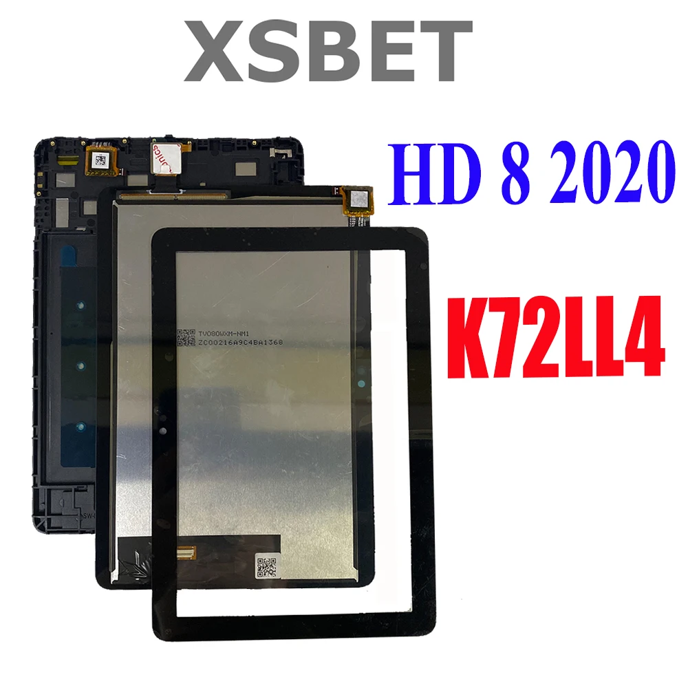For-Amazon-Fire-HD-8-2020-10th-Gen-K72LL4-LCD-Display-Touch-Screen ...