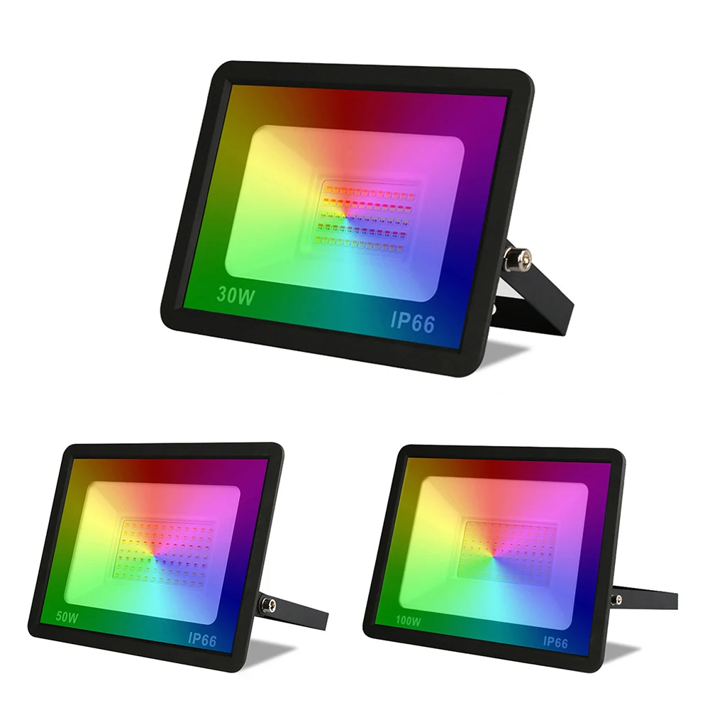 Smart-LED-Floodlight-IP65-WiFi-APP-Control-RGB-Spotlight-Color-Changing ...