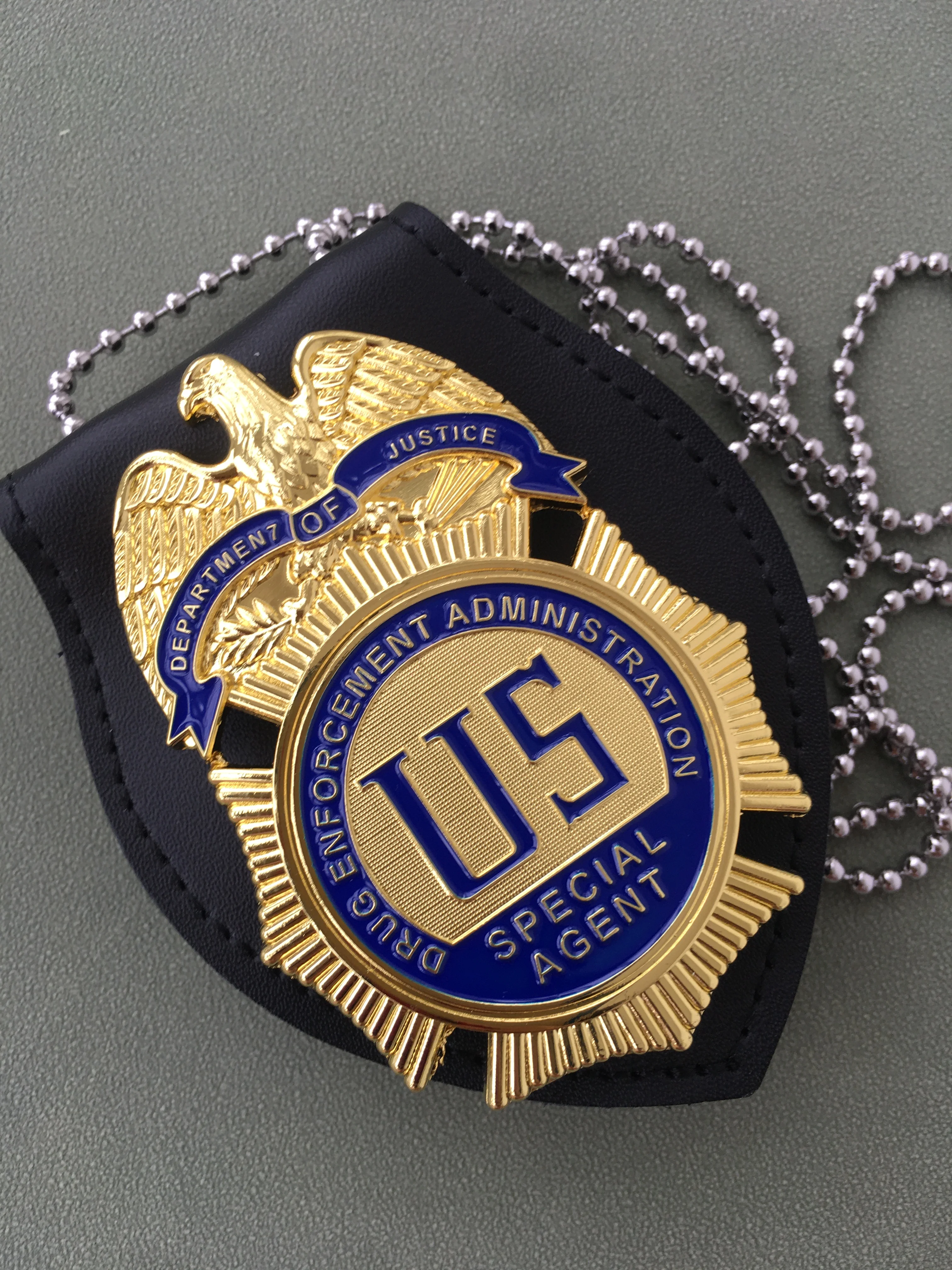 US DEA DI Diversion Investigator Badge Solid Copper Replica, 41% OFF