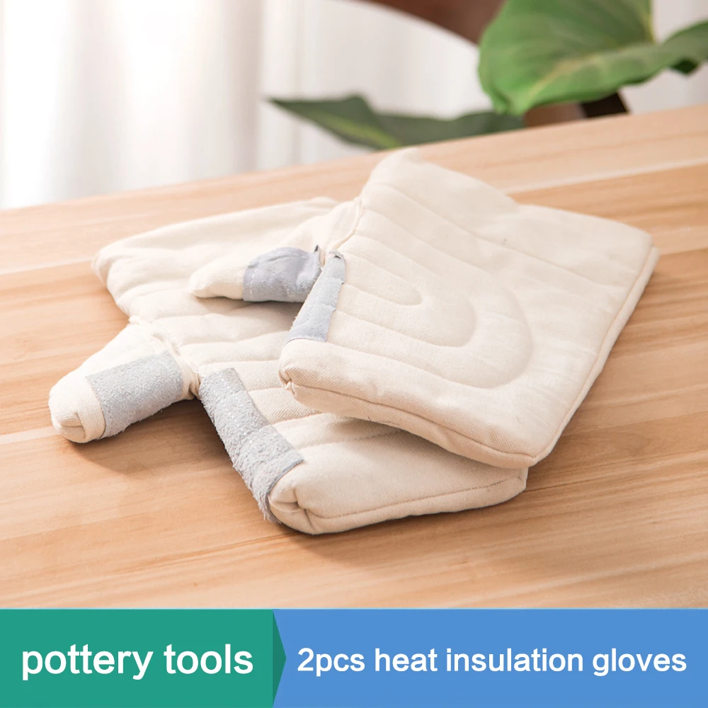 2pc-pottery-tools-high-temperature-resistant-cotton-gloves-kiln-gloves ...