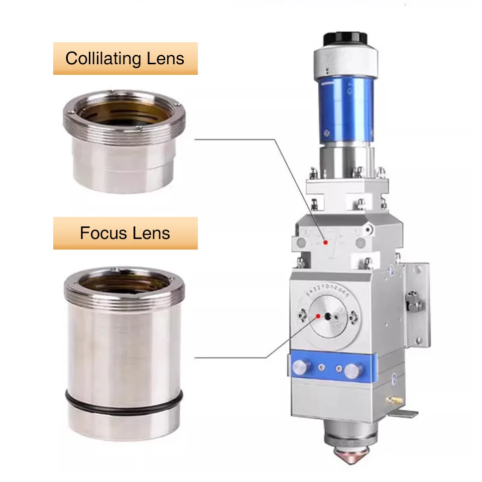 WSX Laser Focusing Lens and Collimating Lens with Holder KC13 KC15 NC30 ...