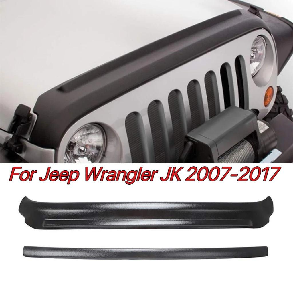 Car-Hood-Bug-Stone-Chip-Deflector-Guard-For-Jeep-Wrangler-JK-2007-2008 ...