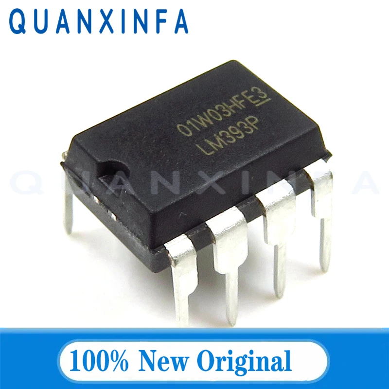10PCS LM393P new original DIP8 LM393 dual differential comparator