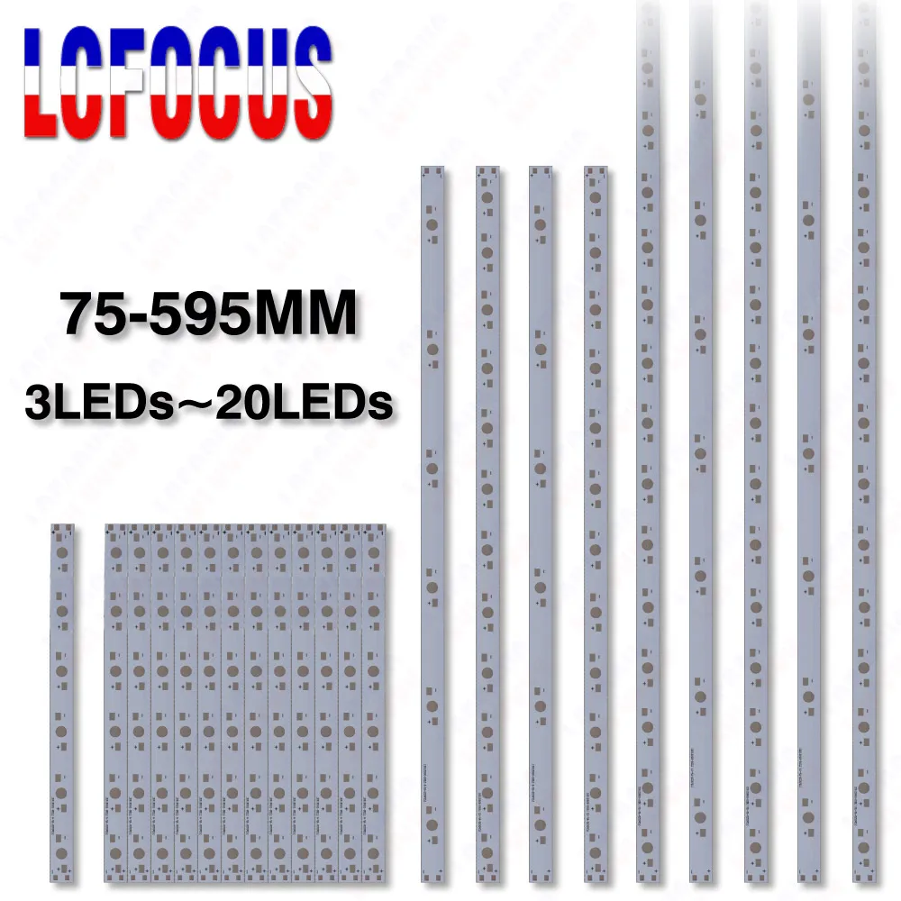 Placa-de-circuito-LED-de-aluminio-10-Uds-1W-3W-5W-130mm-150mm-300mm ...