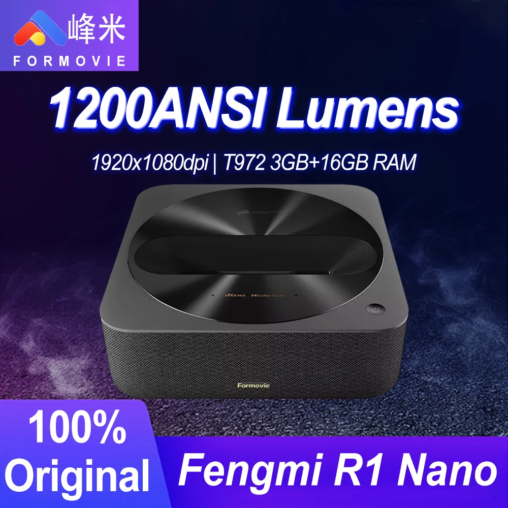 New Fengmi R1 Nano Ultra Short Focus Laser Projector 1080P Full HD ...