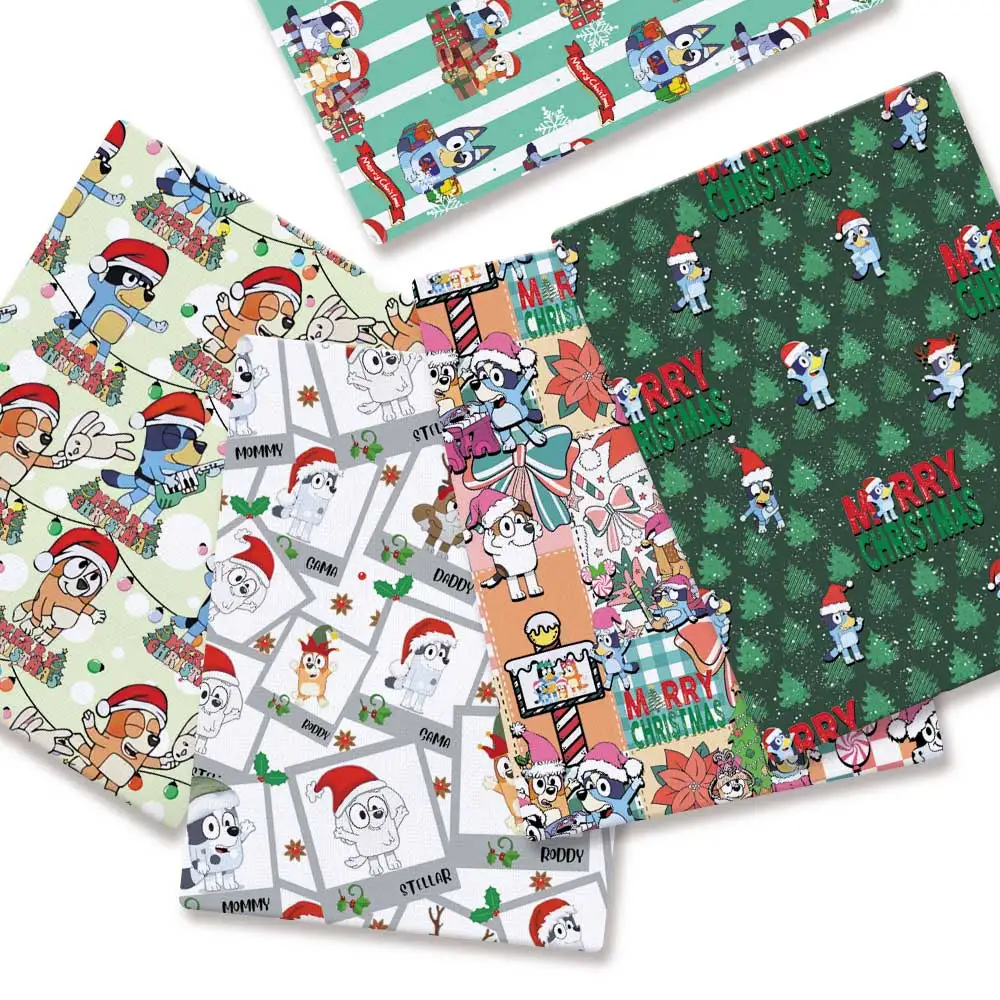 Bluey fabric 140x50CM Cartoon cotton fabric Patchwork Tissue Kid Home ...