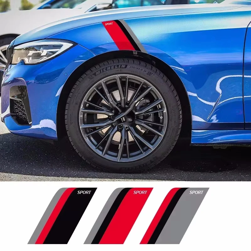 New-Suitable-for-BMW-Benz-Volkswagen-Audi-fender-three-color-strip ...
