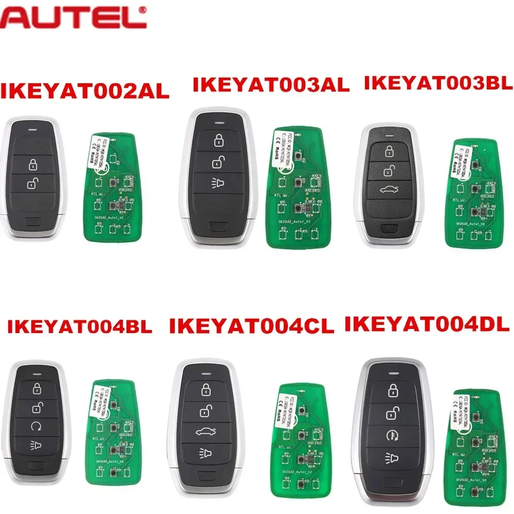 15pcs AUTEL IKEY Standard Style AT004CL AT004AL AT004EL AT003AL ...