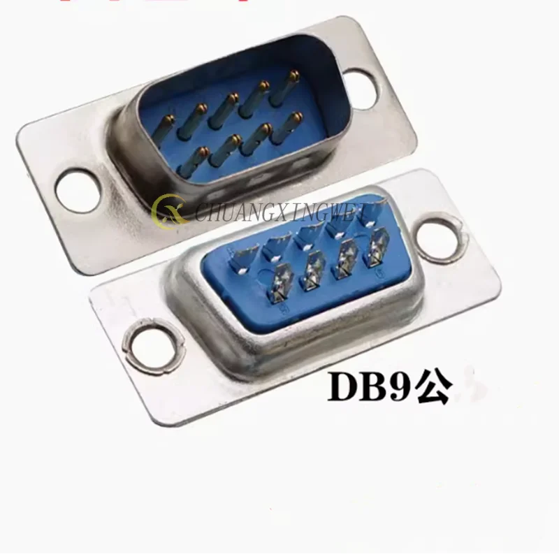 100PCS-DB9-DB-9P-9Pin-Male-Female-Solder-Serial-D-Sub-Connector-Dsub ...