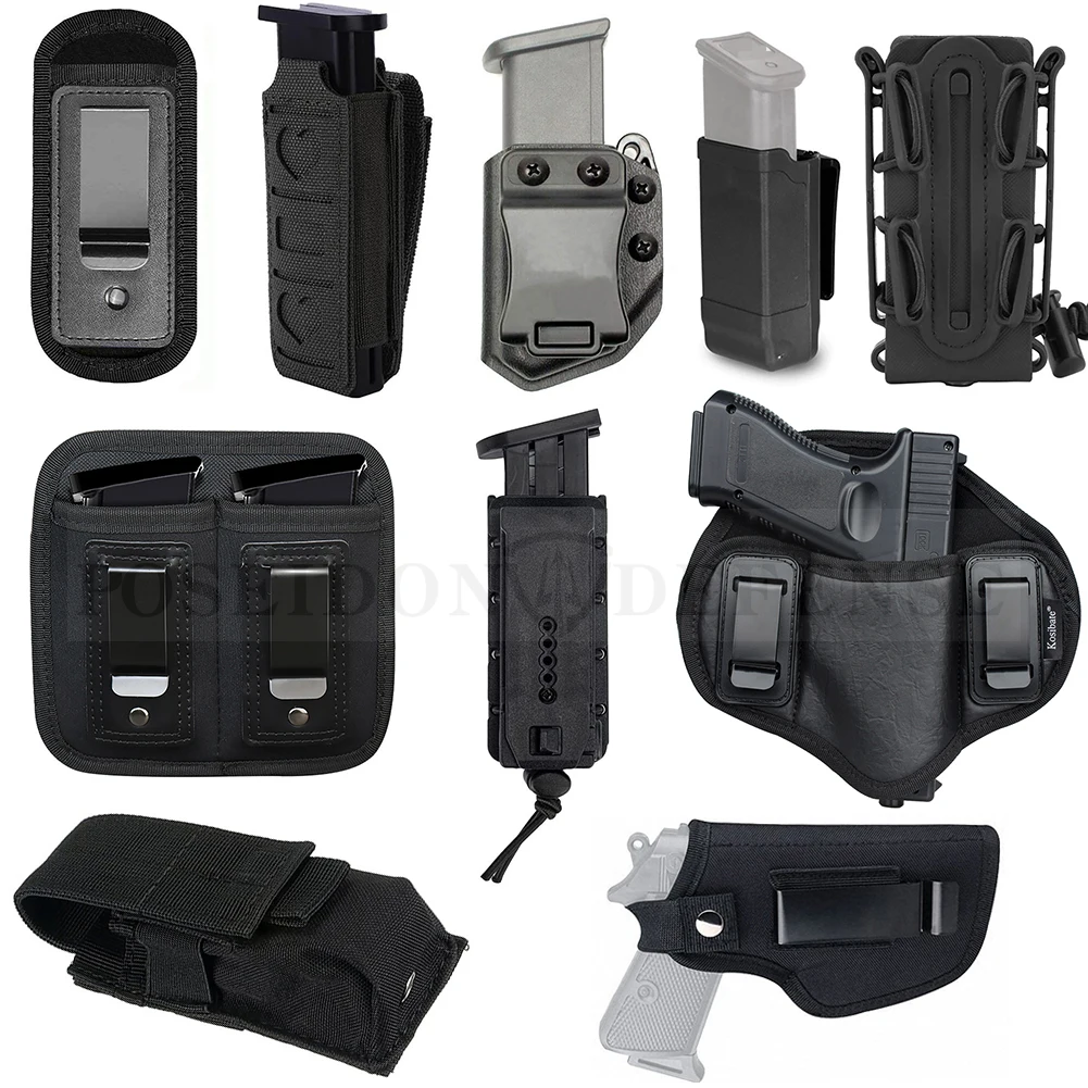 Tactical-Molle-Magazine-Pouch-Holster-Pistol-9mm-40-Concealed-Carry-Mag ...