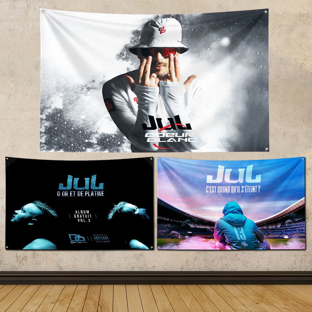 2024-90X150cm-France-Jul-Rapper-Flag-Polyester-Printed-Living-Room-or ...