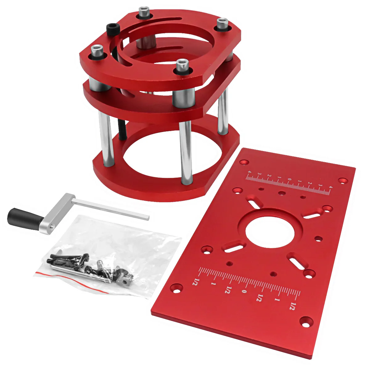Wnew Single Black Plate Router Lift With Fixed Base Aluminum Router ...