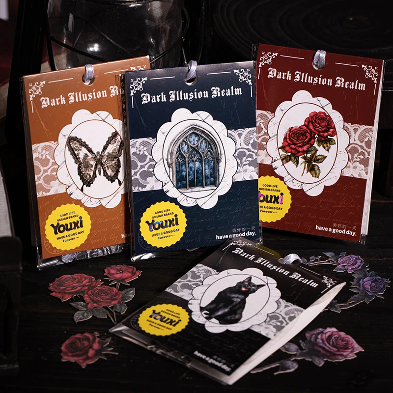 8packs/LOT Dark Illusion Realm Series series cute lovely retro ...