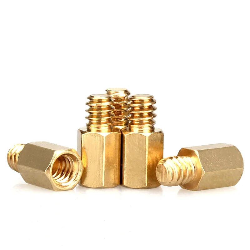 20pcs Thread 6# 32X6+4mm/6# 32X6.5+4mm Hex Brass Standoff Spacer Pillar ...