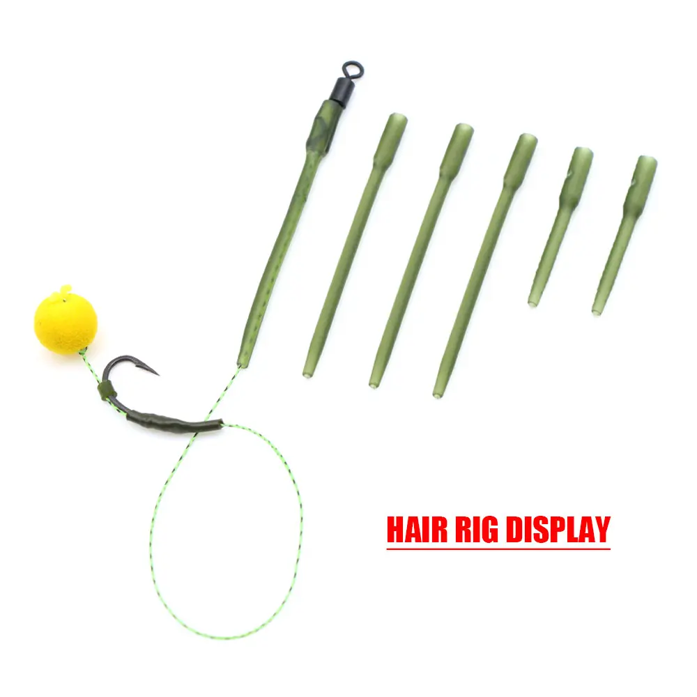 20pcs-Carp-Fishing-Accessories-Hair-Rig-Anti-Tangle-Sleeves-Hook-Line ...