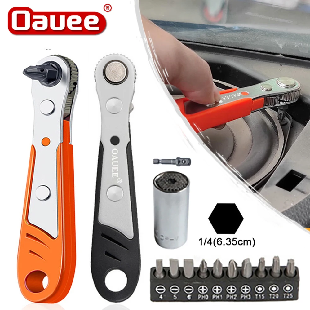 Magnetic Socket Wrench Ratchet | Double Head Ratchet Wrench Hex ...