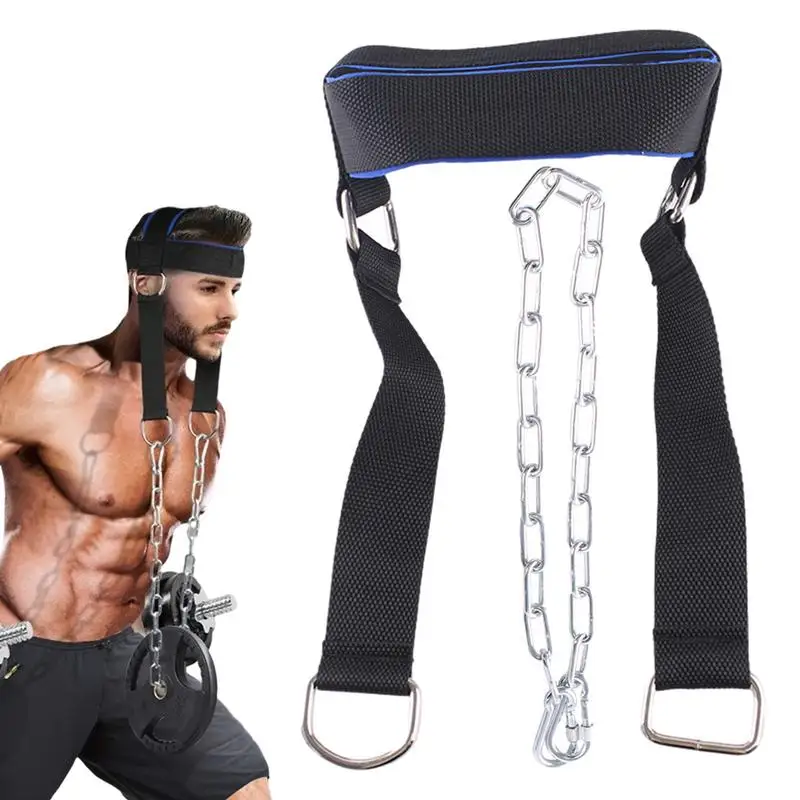 Adjustable-Head-Harness-Head-Exerciser-Harness-For-Fitness-Sports-Steel ...