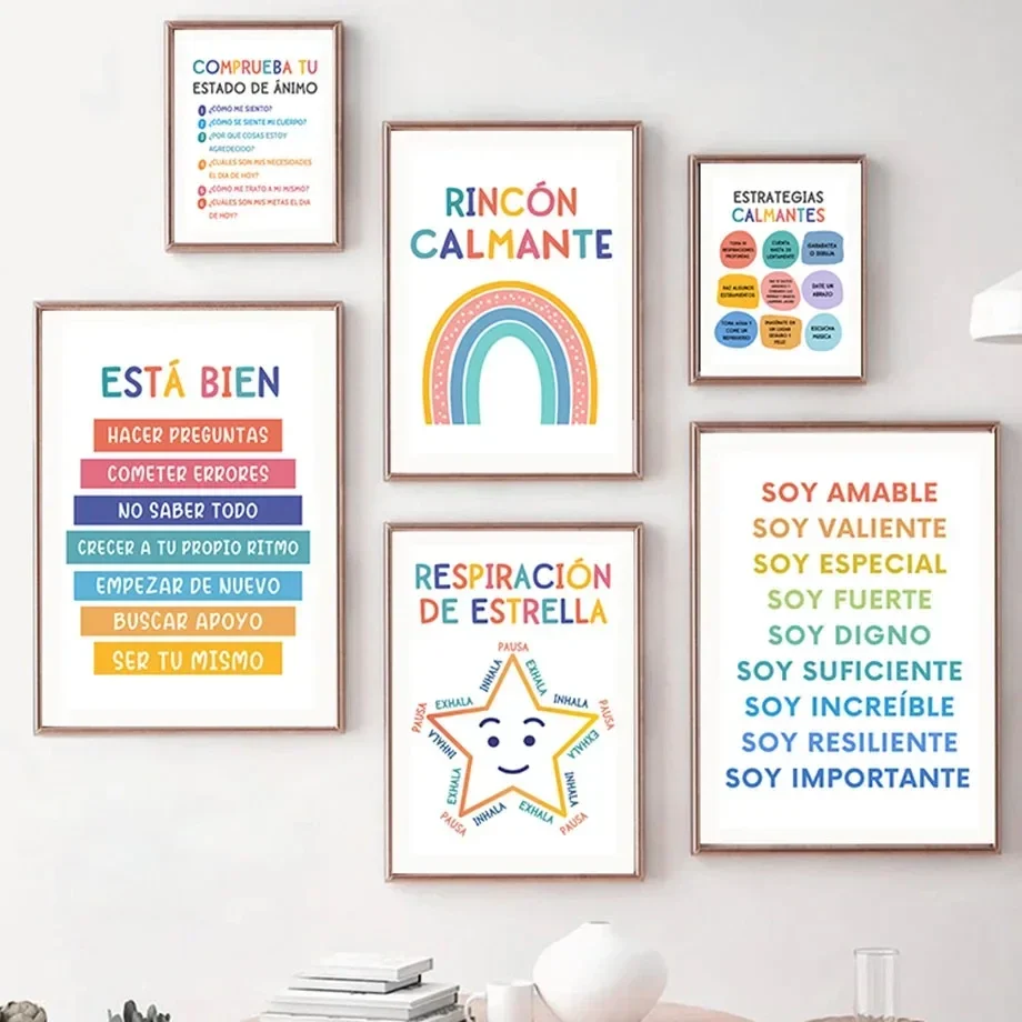 Modern Spanish Calm Corner Canvas Prints Aesthetic Inspirational ...