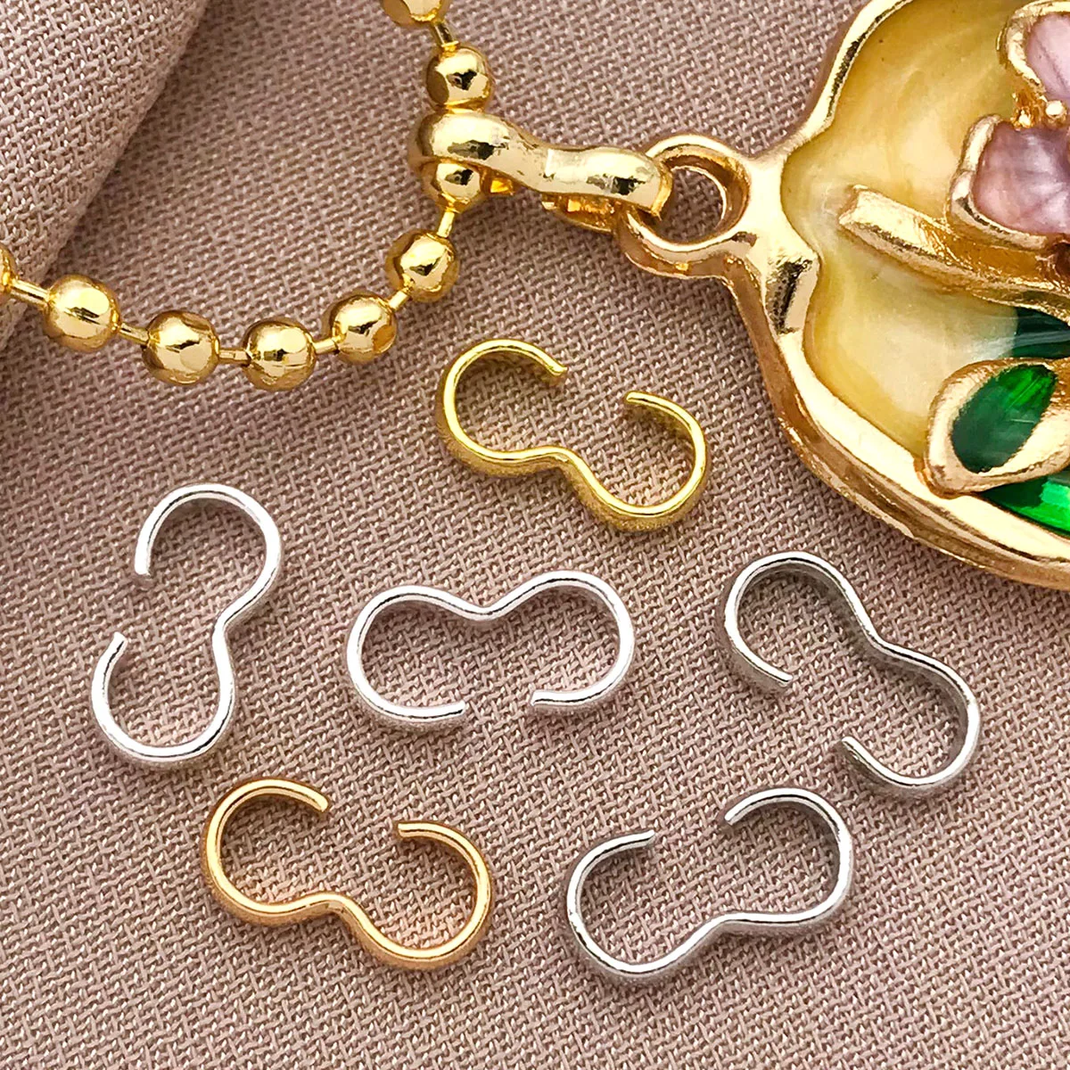 300-500Pcs Pendant Necklace Buckle Clasp Connectors Bangle Bracelet ...