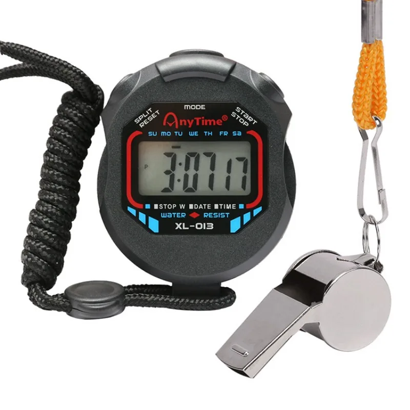 Cronômetro Digital Profissional Portátil com Apito para Árbitro - Timer ...
