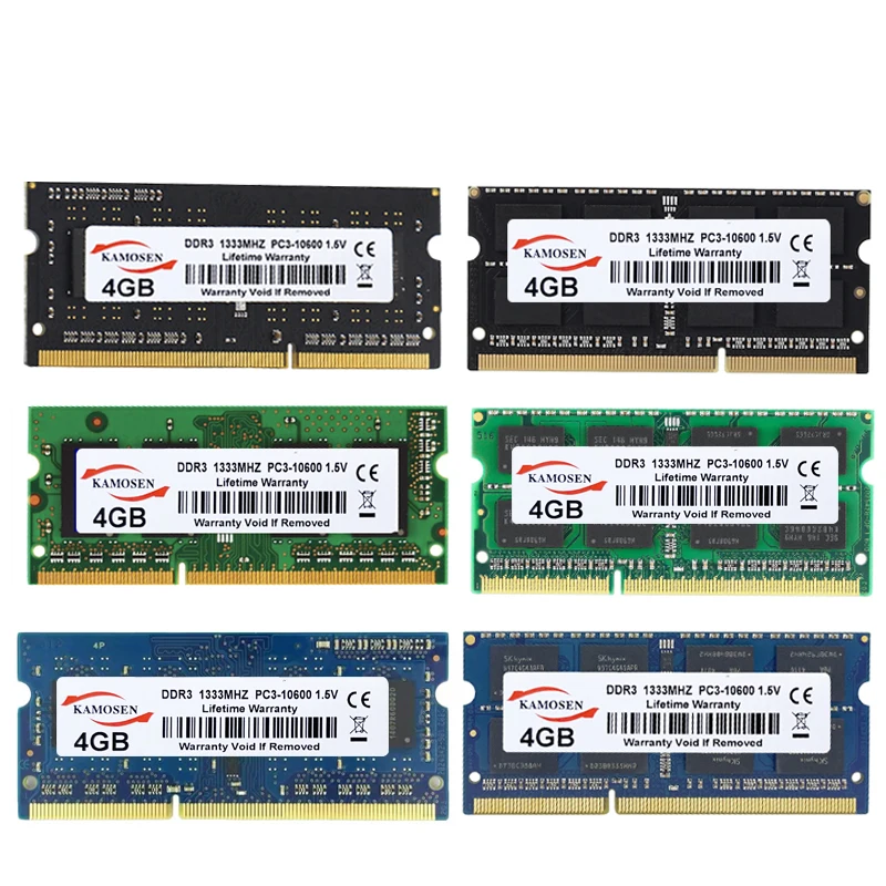 DDR3 Memory 4GB 1333MHz 1600MHz, Low Voltage 1.5V 1.35V PC3 12800 ...