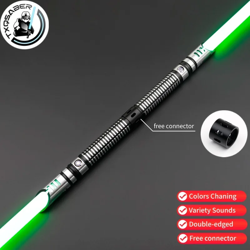 TXQSABER-Double-edged-Lightsaber-Smooth-Swing-Colors-Changing-Bluetooth ...