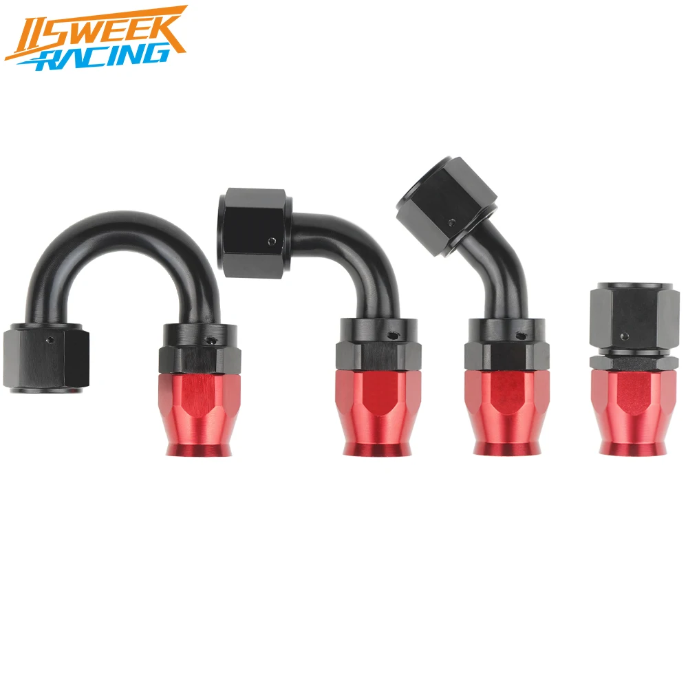 Aluminum Fuel System Fittings Hose End Adapters Reusable Hose Connector ...