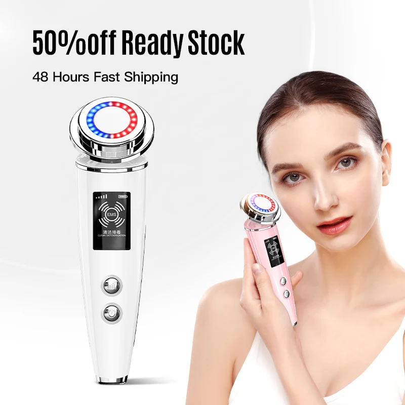 RF EMS LED Photon Light Therapy Beauty Device Anti Aging Face Lifting Tightening Eye Facial Skin ...