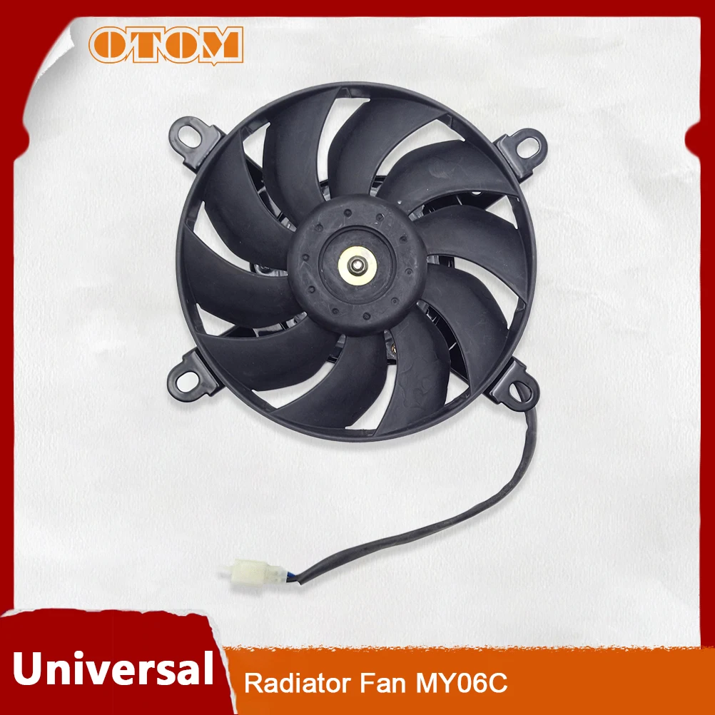 OTOM-Motorcycle-Radiator-Fan-Cooling-Water-Oil-Cooler-Engine-Electric ...