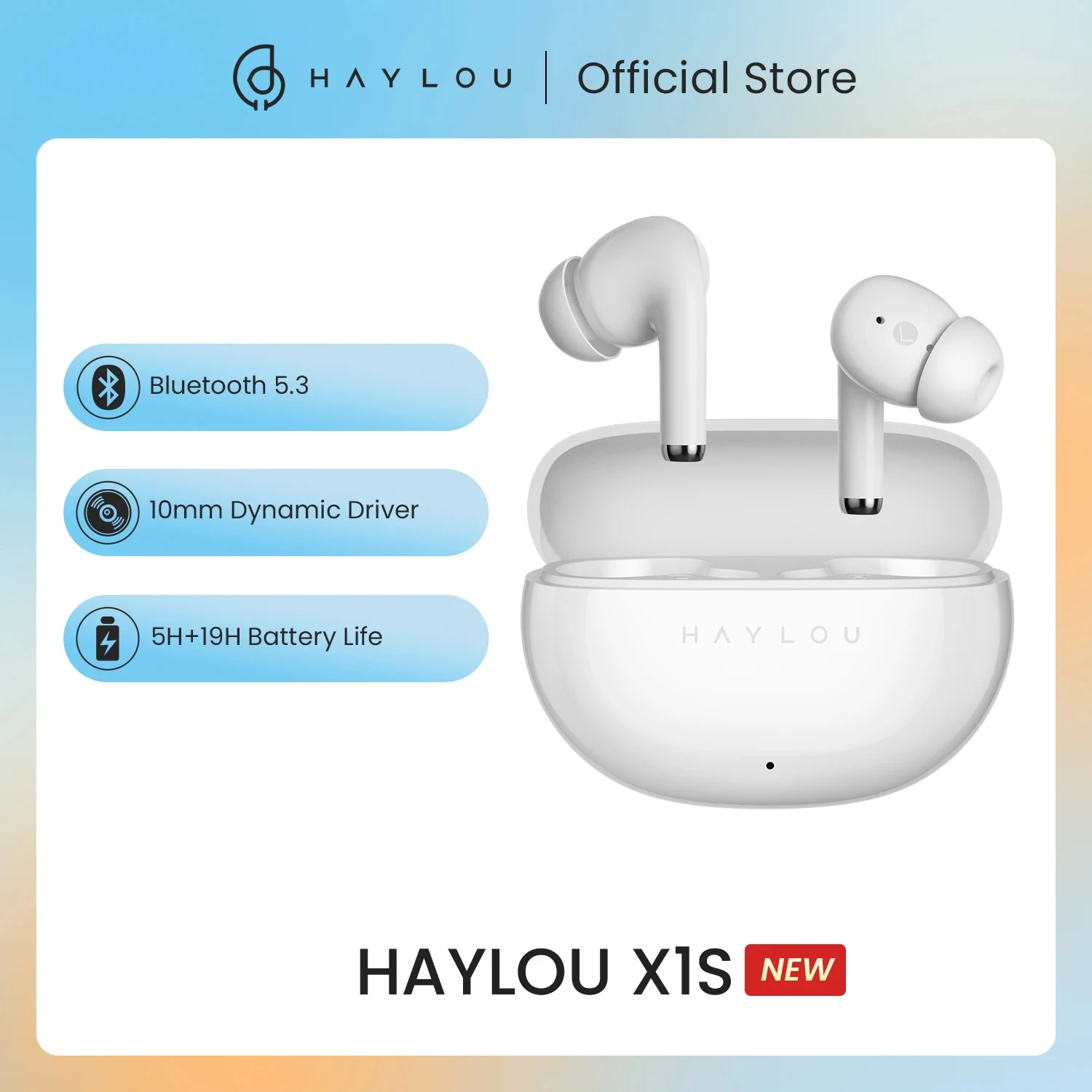 HAYLOU-X1S-True-Wireless-Bluetooth-Headset-Bluetooth-5-3-Headphones ...