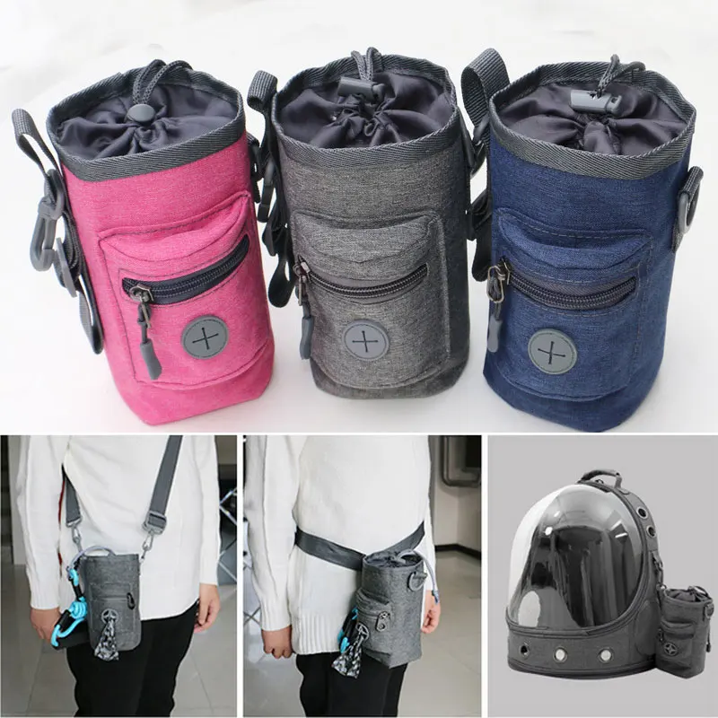 Gris foncé - Sac portable'entraînement pour chien, sac de taille de ...
