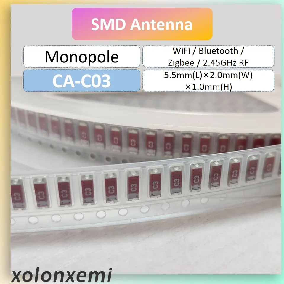 10-20PCS-CA-C03-2-4G-Ceramic-Patch-Antenna-SMD-Monopole-2-4GHz-Wifi ...