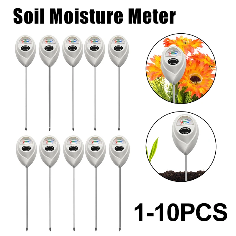 Soil Moisture Sensor Meter Detector Metal Probe Gardening Plant Flower ...