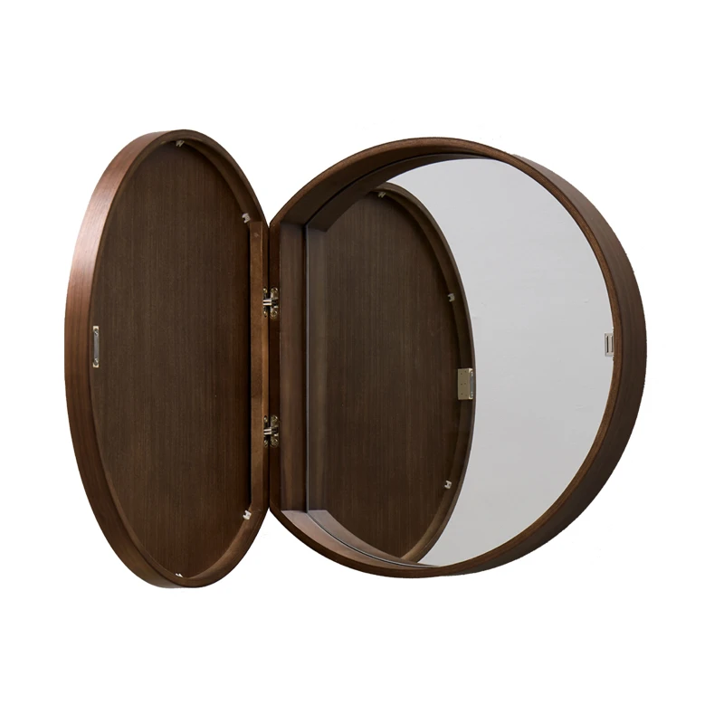 Round Bathroom Mirror Cabinet – Rispa