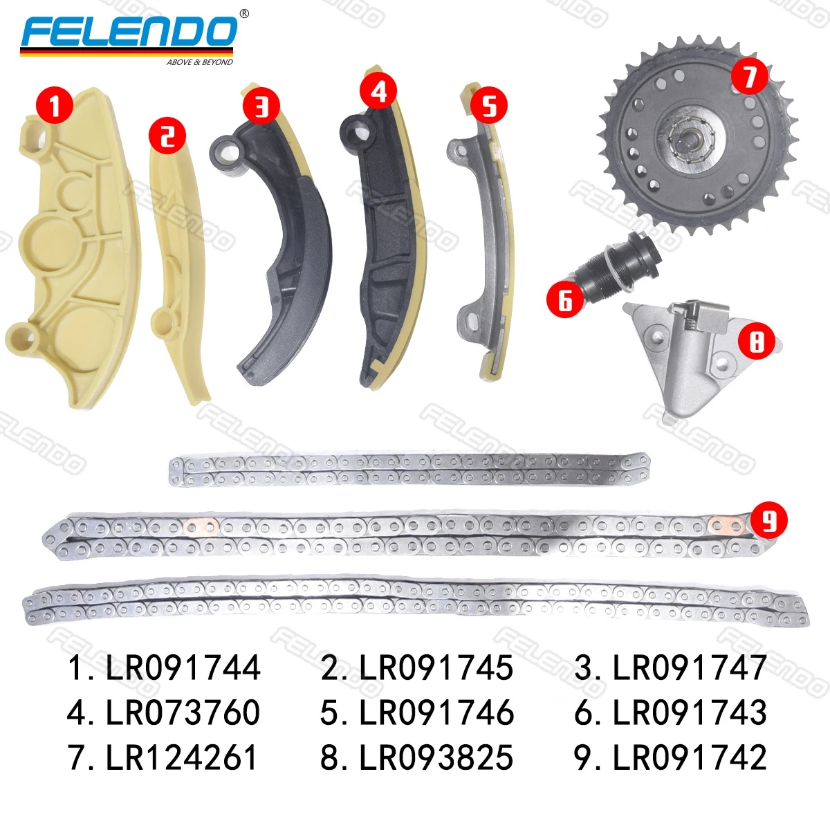 Timing-Chain-Kits-Complete-Set-for-Land-Rover-Range-Rover-Evoque-Velar ...