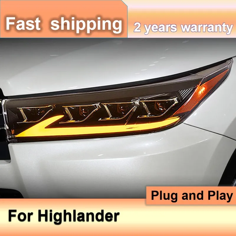Car-Accessories-for-Toyota-Highlander-Headlight-2018-2021-Highlander ...