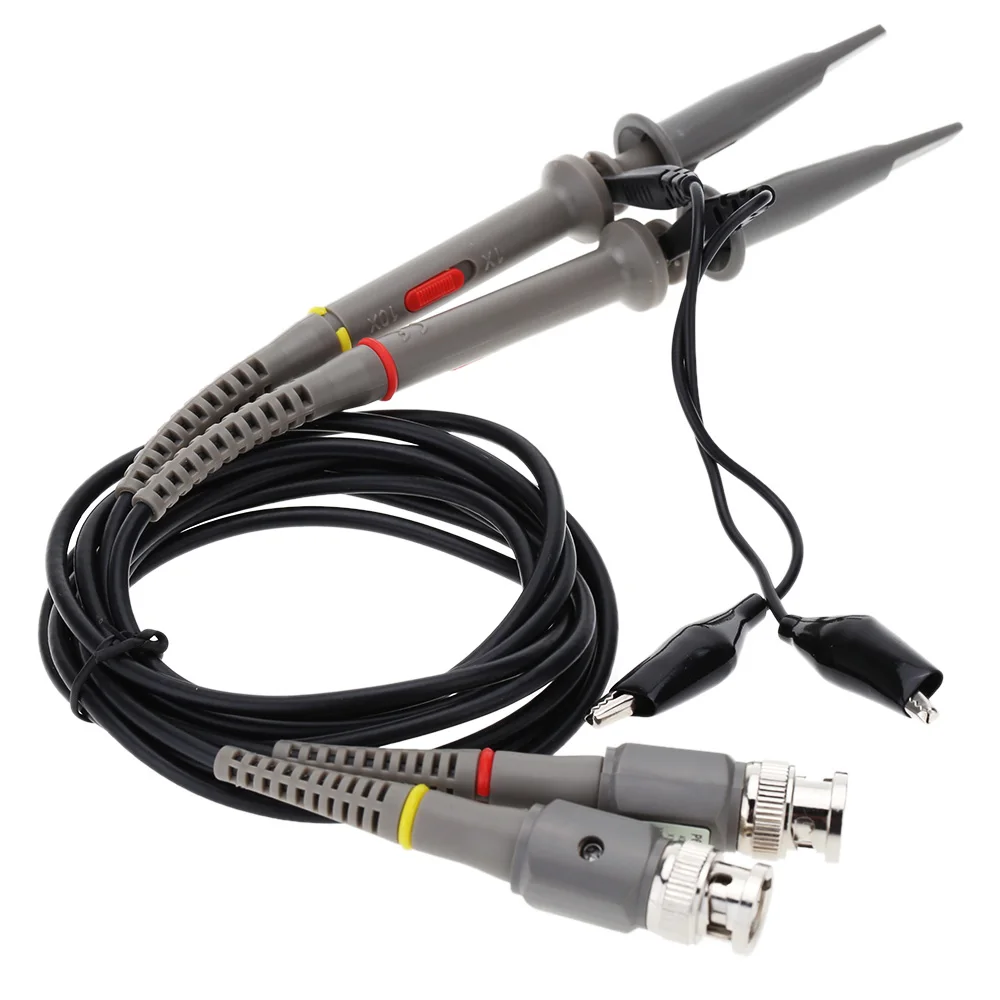 2pcs P6060 Portable Professional Oscilloscope Probe Kit 60mhz X10 X1 ...