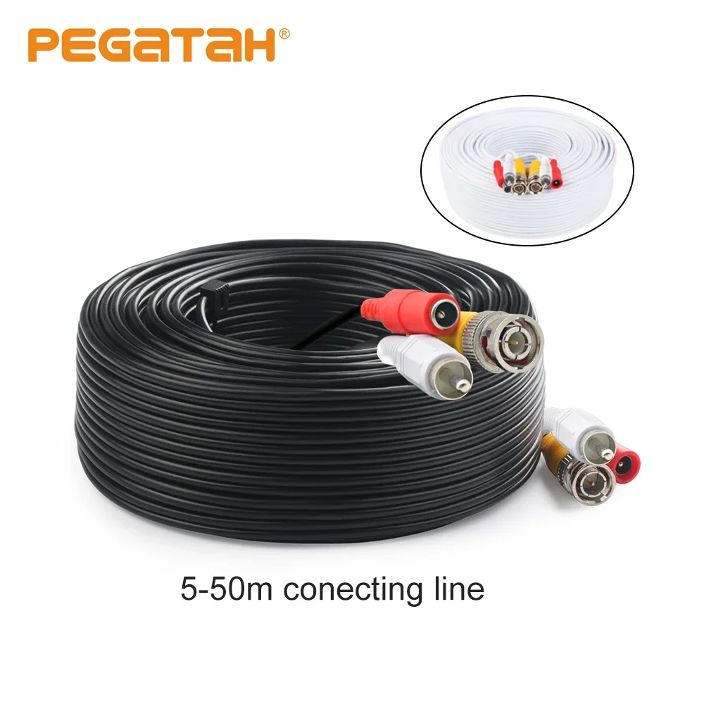 BNC-RCA-DC-Connector-3-in-1-BNC-Cable-Power-Video-Audio-Extension-Plug ...