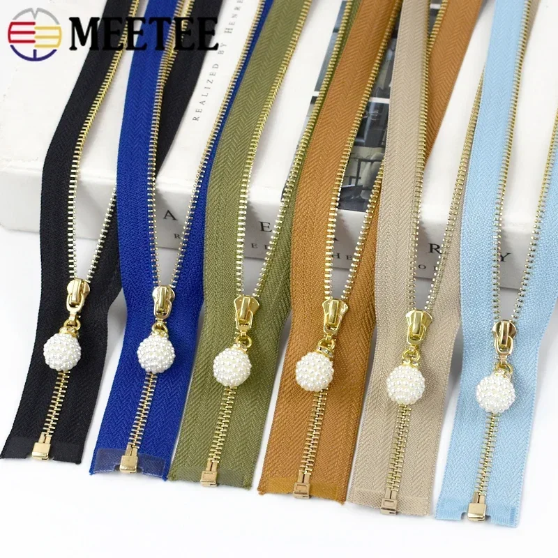 2-5Pcs-Meetee-3-Metal-Zipper-15-30cm-Close-end-40-70cm-Open-end-Zippers ...