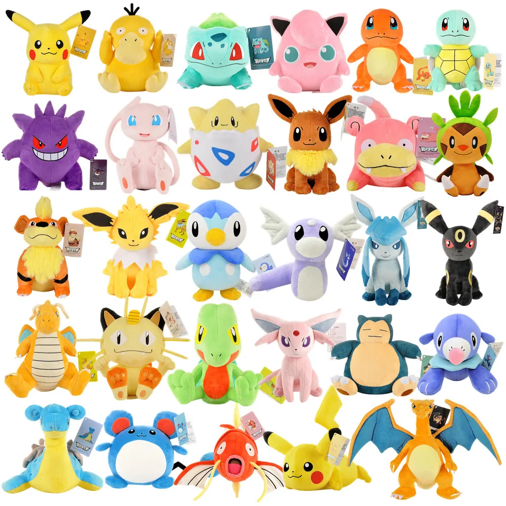 Original-Pokemon-Plush-toy-Pikachu-Squirtle-Charmander-Charizard-Gengar ...