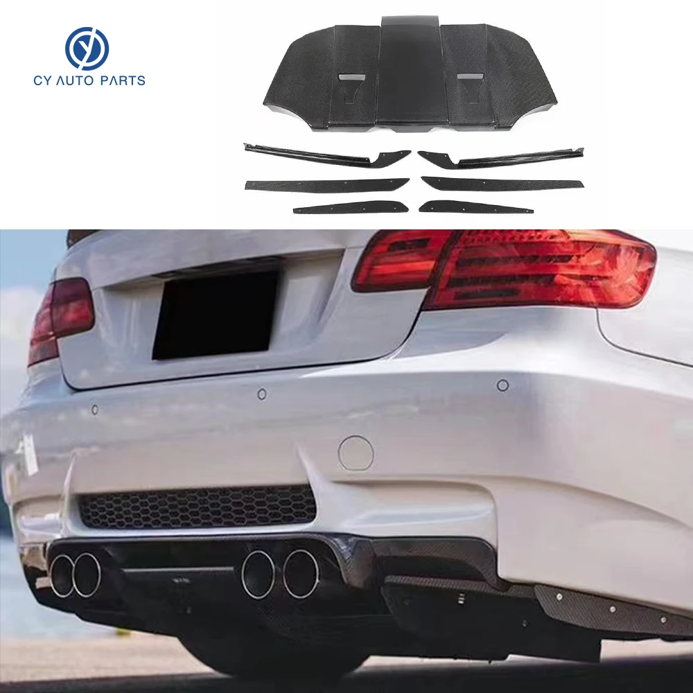 Rear Bumper Carbon Fiber Body Kit Varis Style Rear Diffuser Lip Spoiler ...